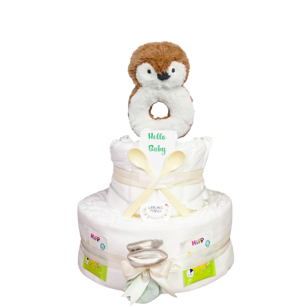 neutrale Windeltorte XL - Steiff Peppi Welpe - Handmade in der Eifel ...
