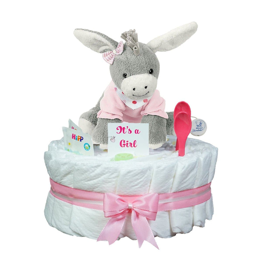Windeltorte für Mädchen - liebevoll handgemacht & personalisierbar ...
